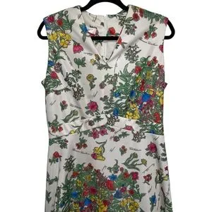 Leslie Fay | Dresses | Vintage Leslie Fay Knits Dress Size 214 Floral ...